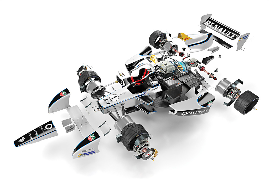 Portfolio - Formula E car exploded view | Foundry Community